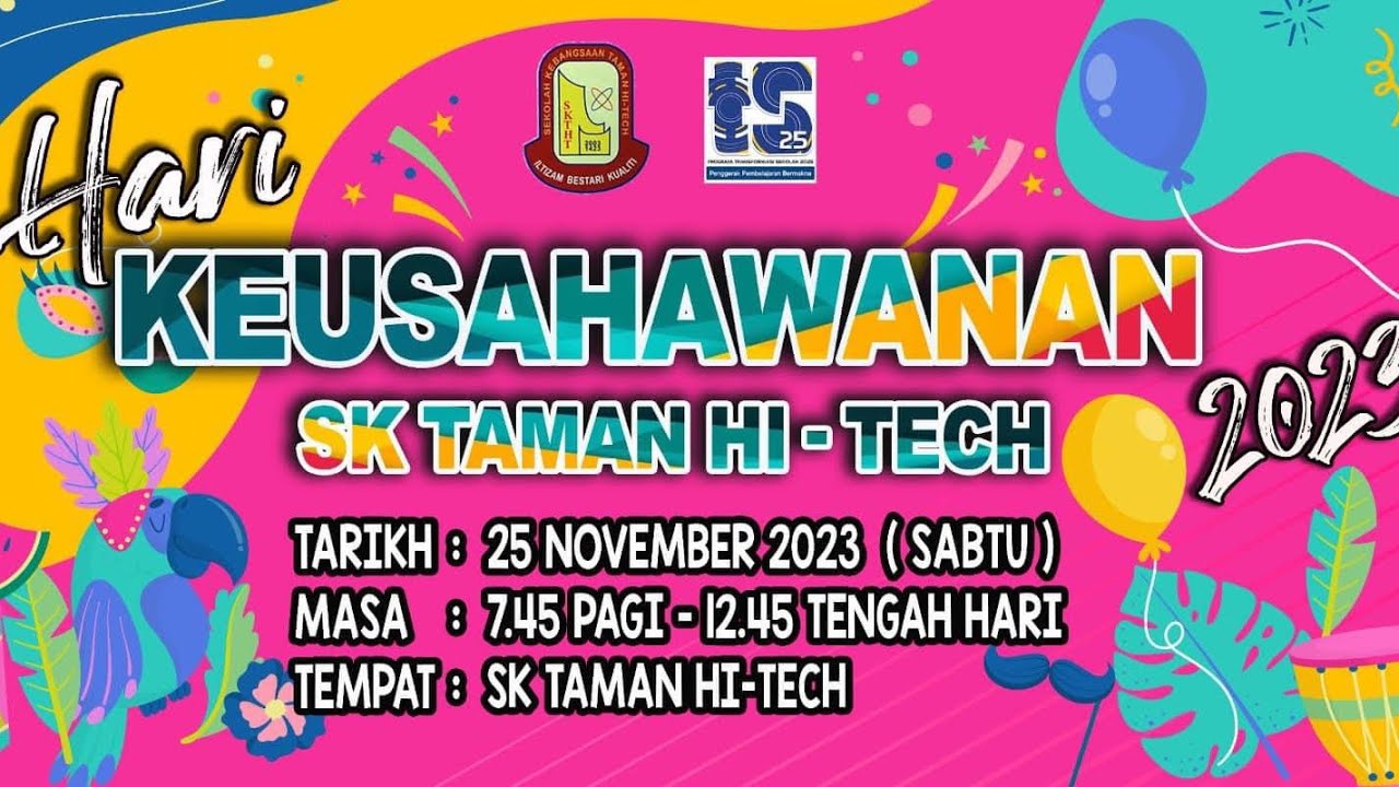 HARI KEUSAHAWANAN - HARI KARNIVAL RIA SK TAMAN HI-TECH 2023 - YouTube