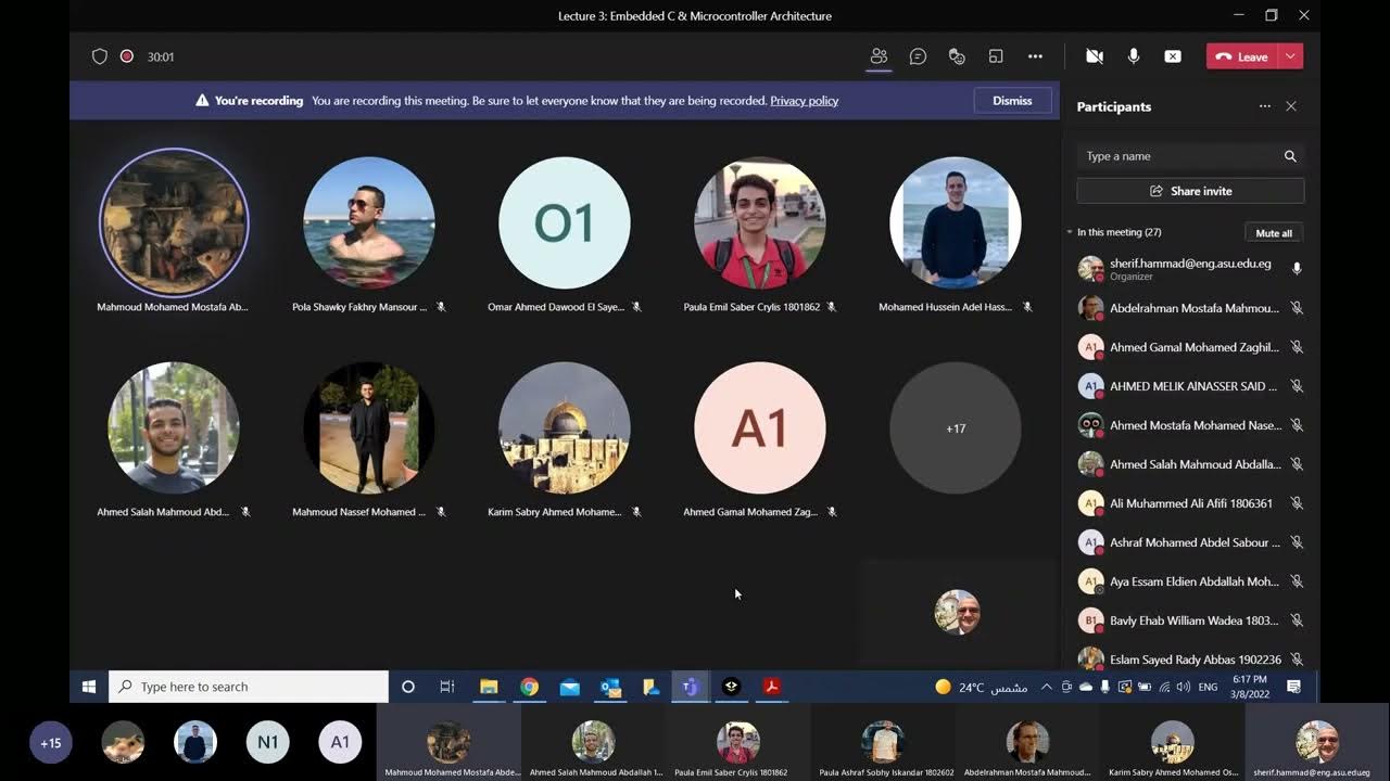Lecture 3_Embedded Systems - YouTube