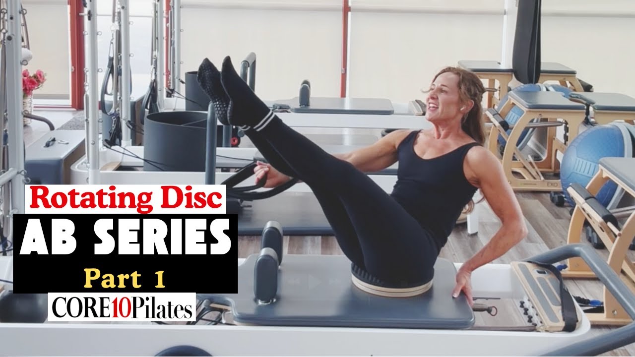 Rotating Disc Pilates | Curl and Press | Core10 Abs Series Part 1 - YouTube