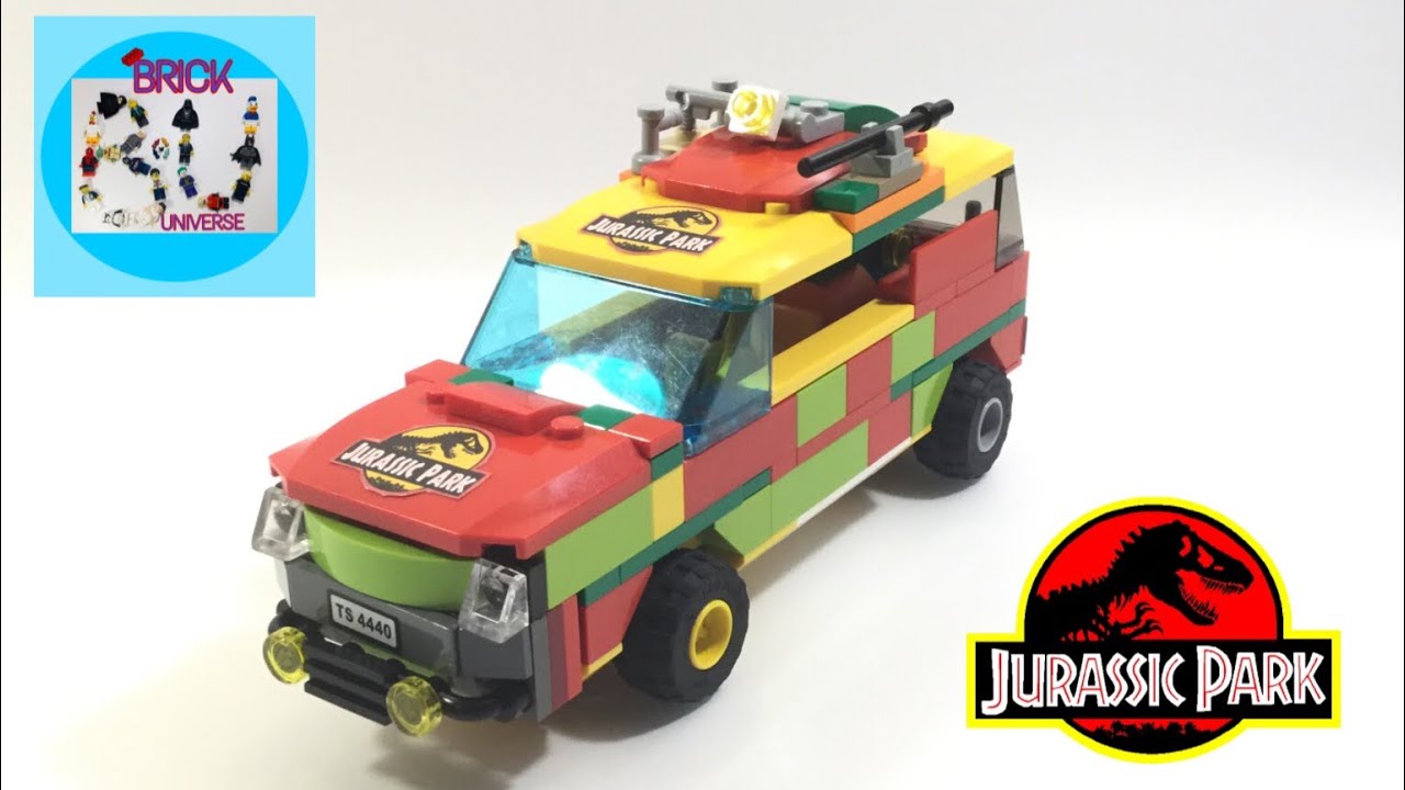 LEGO JURASSIC PARK FORD EXPLORER MOC ! - YouTube
