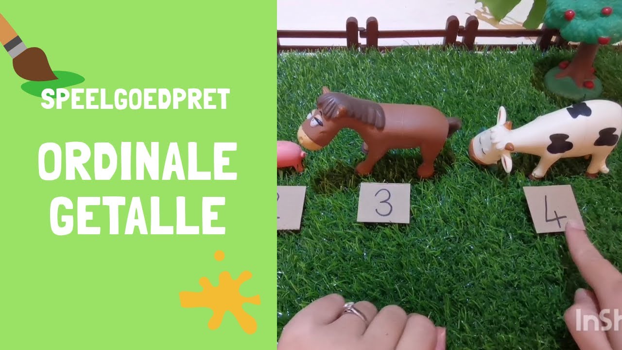 Ordinale getalle -1st, 2de 3de ens. - Graad R - YouTube