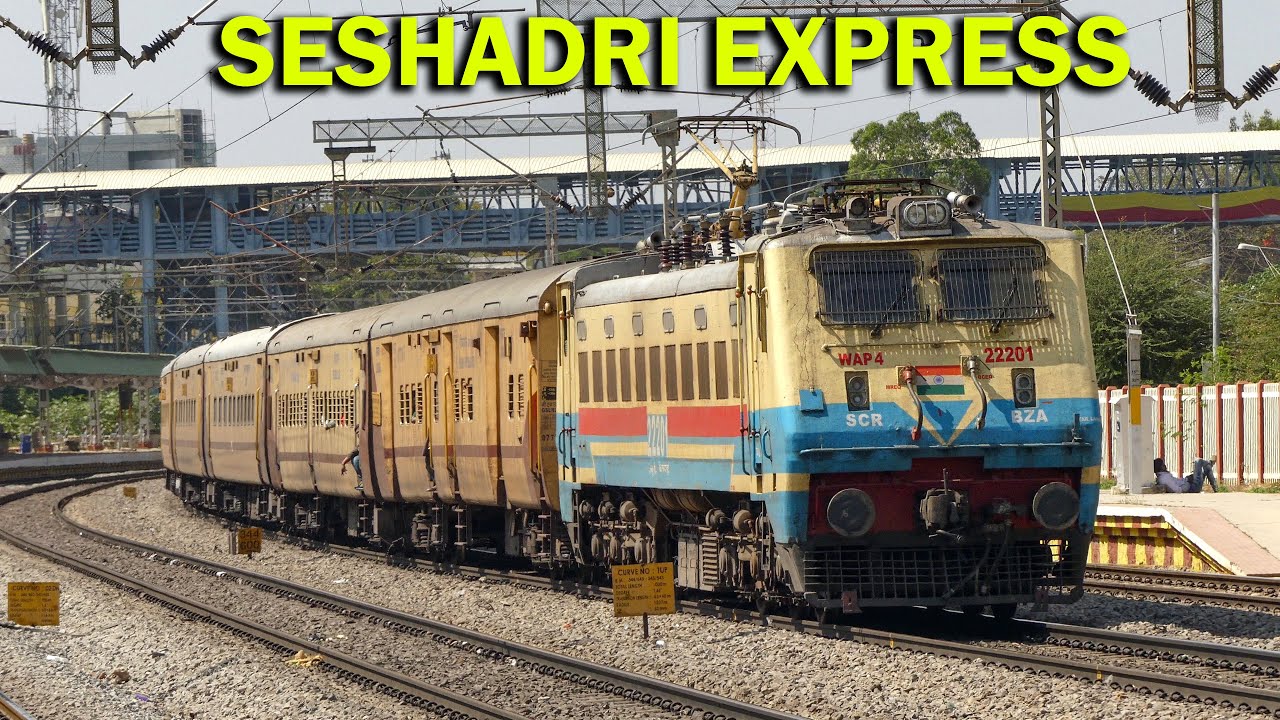 The MOST STUNNING WAP 4 Ever !! SESHADRI EXPRESS Again | Indian ...