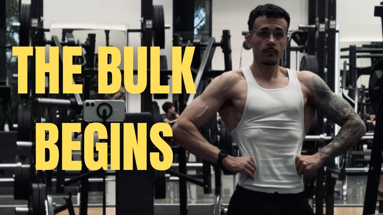 Day 1 Of The Bulk | Back & Triceps - YouTube