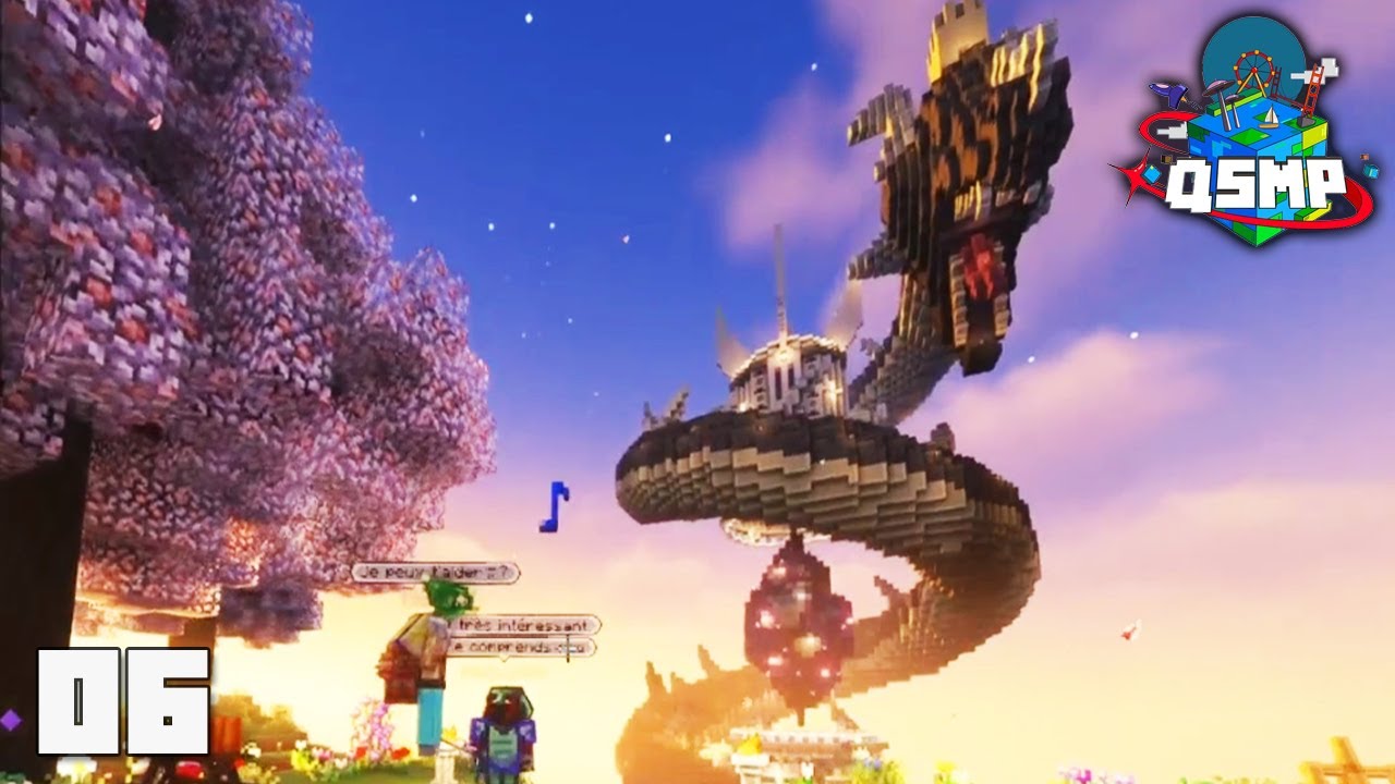 J'installe ma boulangerie dans le dragon de Foolish - QSMP #6 - YouTube