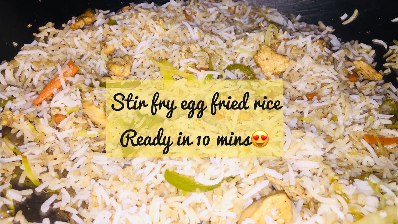 Egg fried rice easy recipe | Life with fatima - YouTube