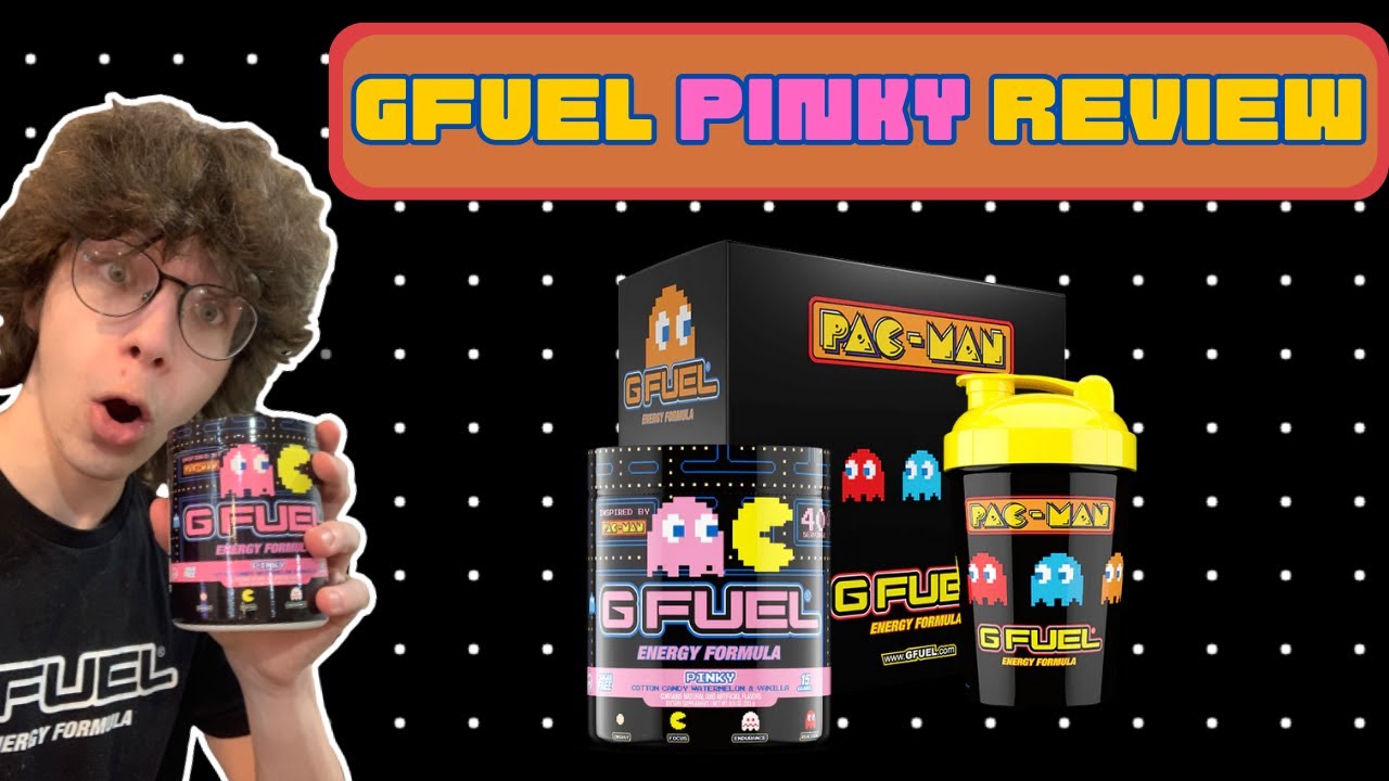 GFUEL "PINKY" REVIEW! PAC MAN GHOST FLAVOR! - YouTube