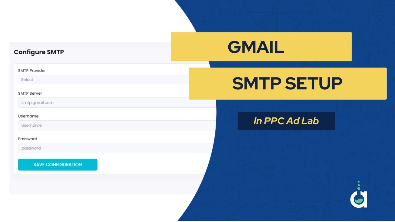 How to Setup Gmail SMTP in PPC Ad Lab - YouTube
