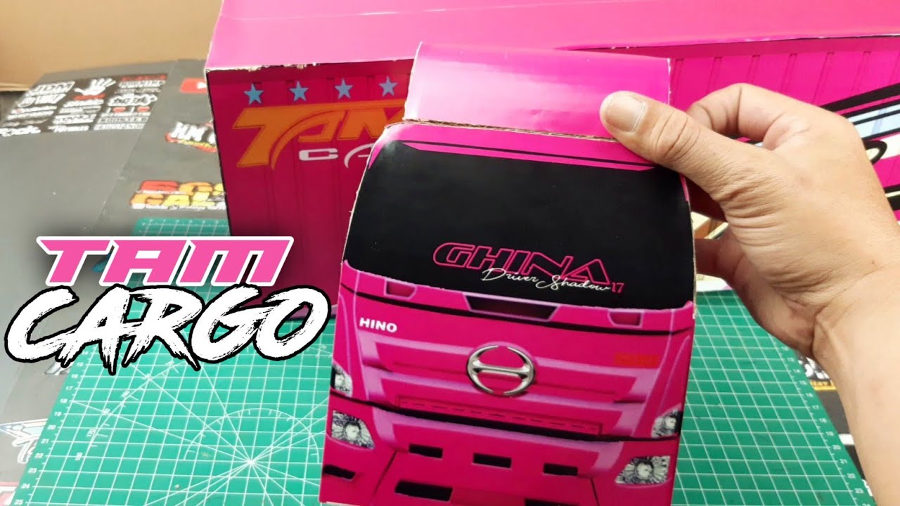 membuat miniatur truk hino ghina dari papercraft | truk oleng dari ...