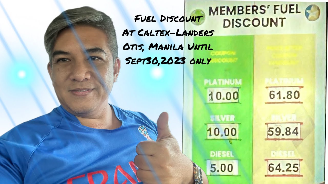 Fuel Discount at Caltex-Landers Until Sept30, 2023 Only - YouTube