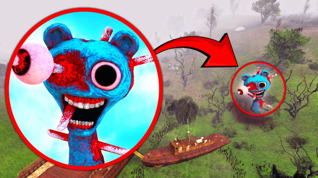 บินโดรนสำรวจป่า จับภาพเจอ Horror Sky Sprunki - YouTube