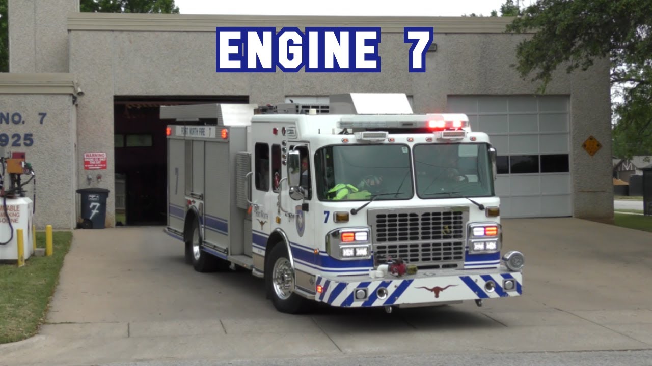 Fort Worth Fire Department: Engine 7 Responding - YouTube