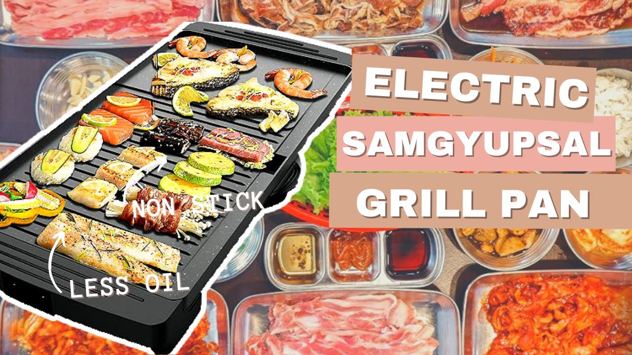 Electric Samgyup Grill Pan | Non Stick | Less Oil | Shopee Finds ...