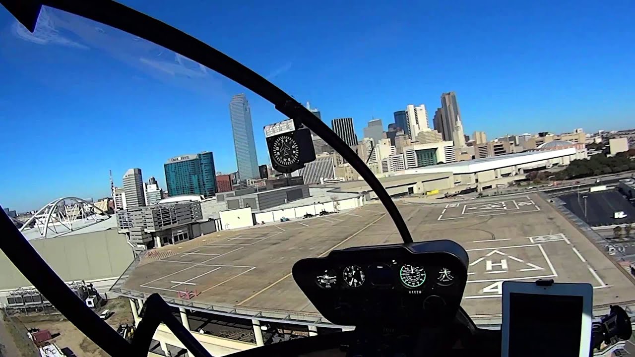 R66 over Cowboy Stadium and into Dallas Downtown Vertiport - YouTube