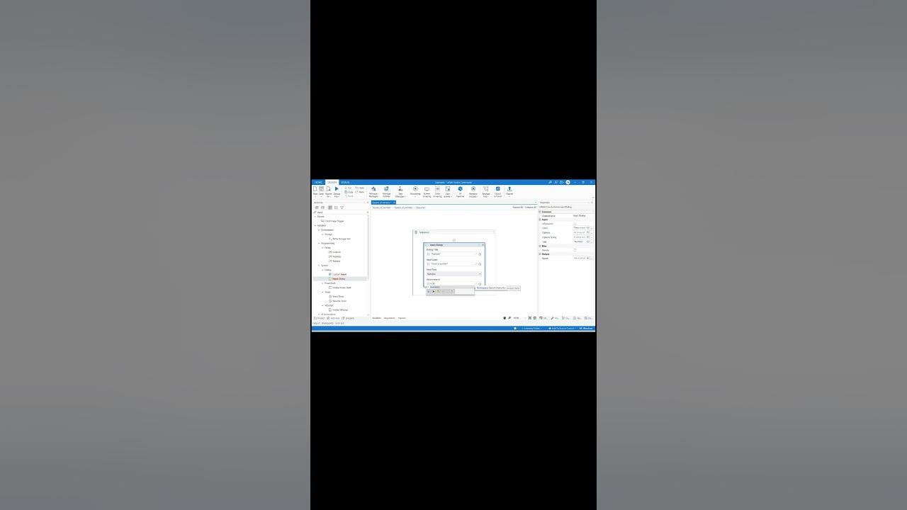 "How to Use Input Dialog to Store an Integer Value - UiPath Studio Tutorial" - YouTube