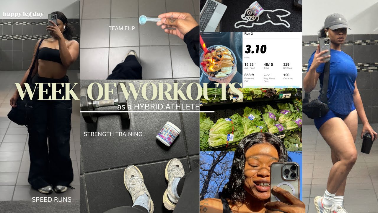 Week of Workouts: current split for hybrid training - New Years Goals ...