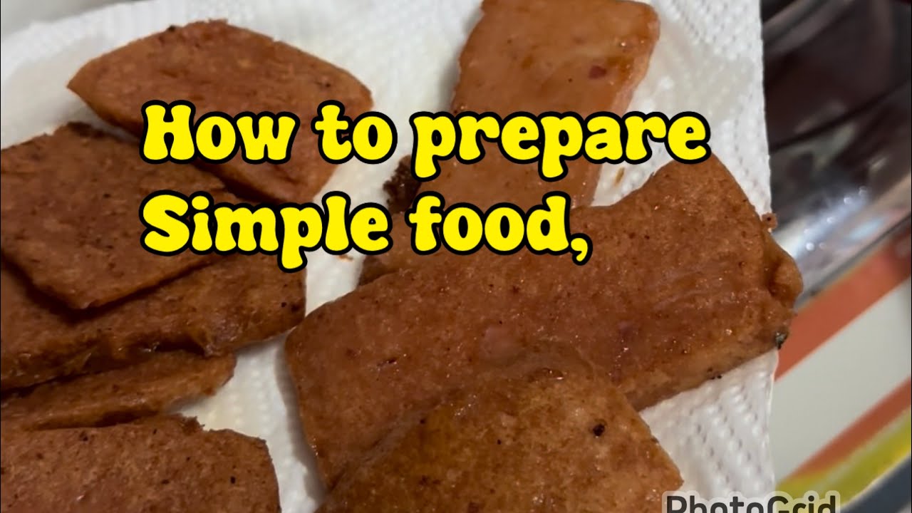HOW TO COOK SIMPLE FOOD, - YouTube