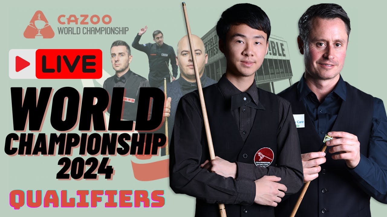 LIVE :Alfie Burden vs Xu Si World Championship Snooker 2024 Qualifiers ...