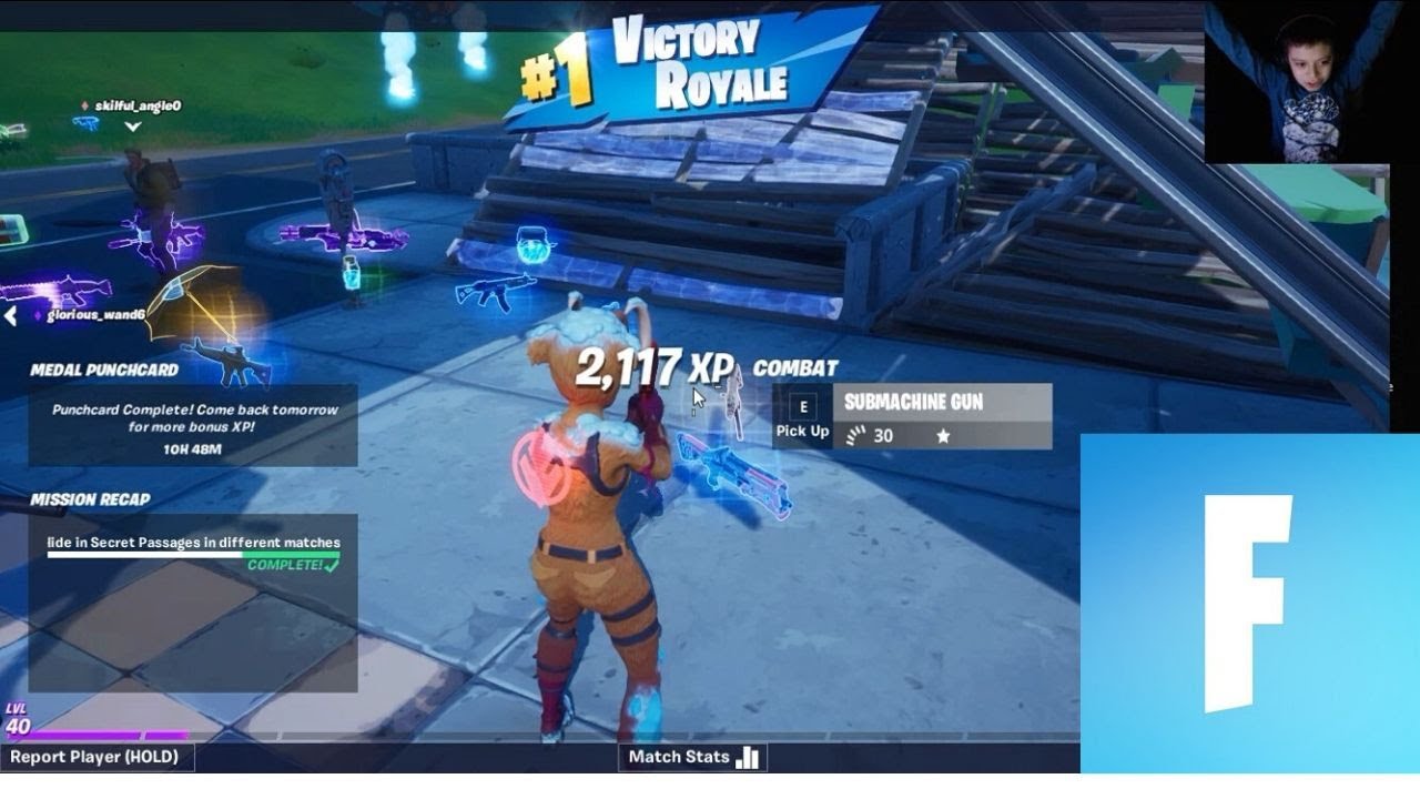 Winning in Fortnite while being knocked down. - YouTube