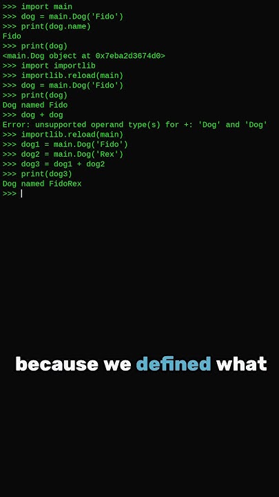What Are Dunder Methods and Why Are They Everywhere in Python - YouTube