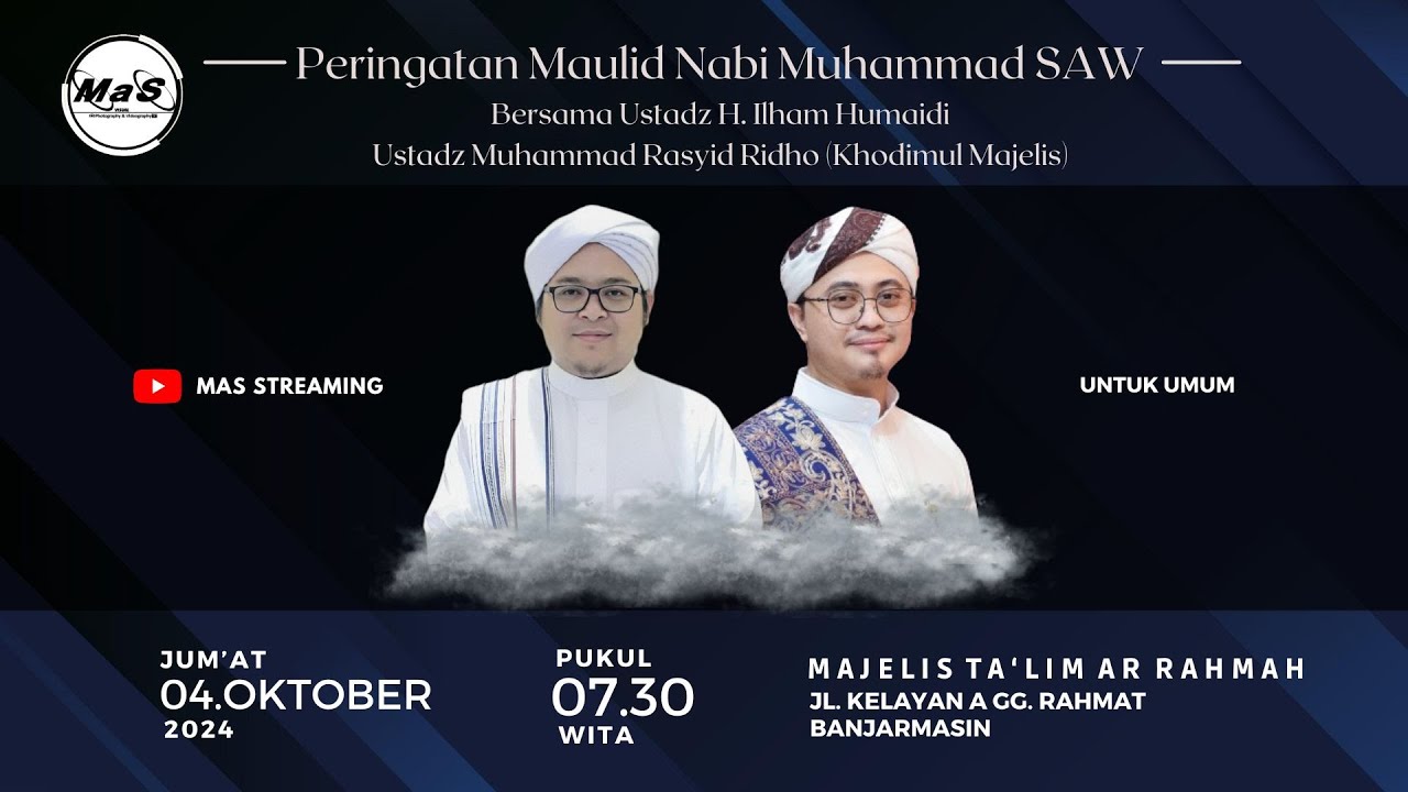 LIVE | Peringatan Maulid Nabi SAW Bersama Guru Ilham Humaidi & Guru ...