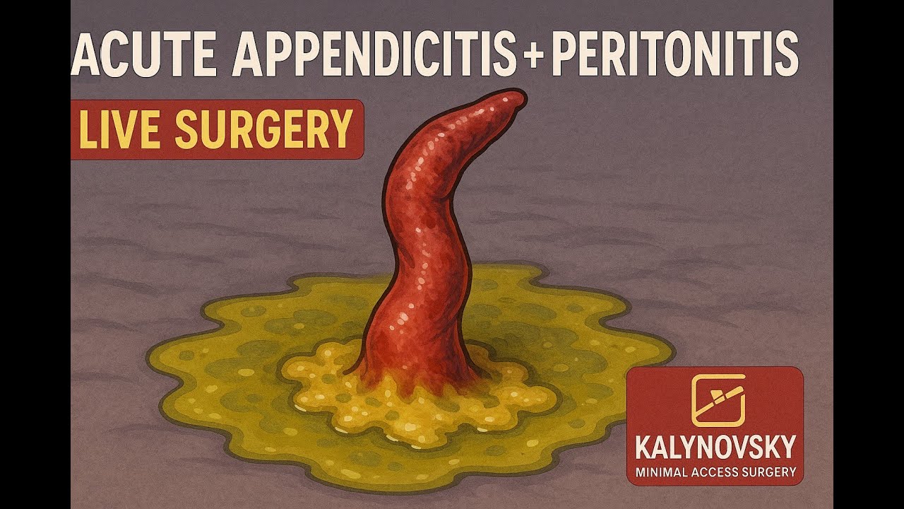 Acute Appendicitis with Peritonitis – Step-by-Step Laparoscopic Surgery ...