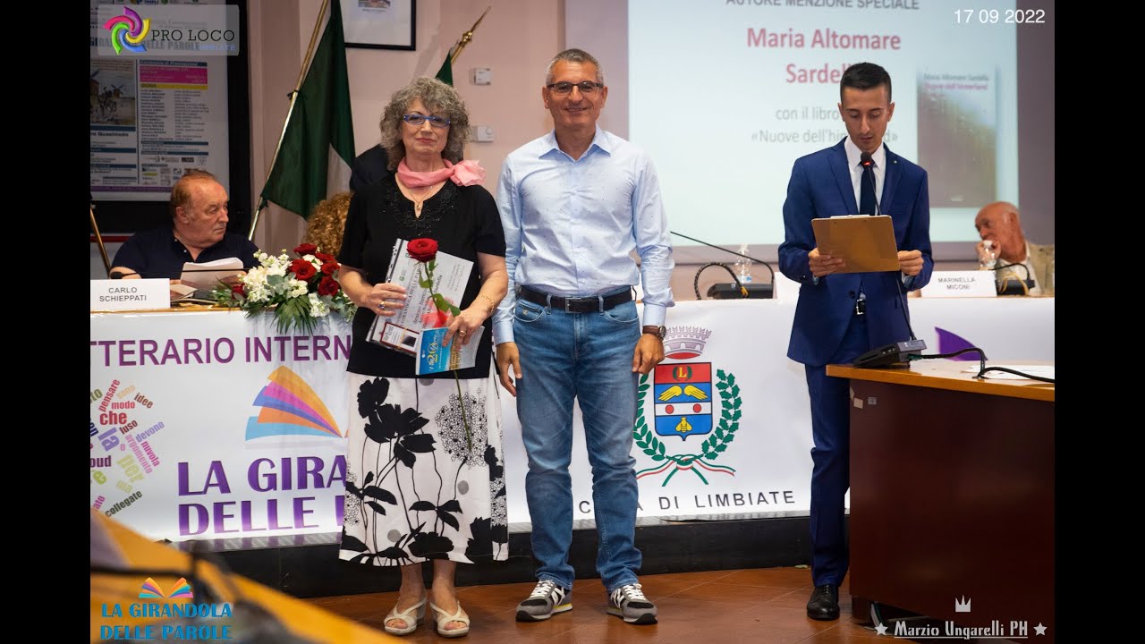 Maria Altomare SARDELLA premiata a La Girandola delle Parole IV ...