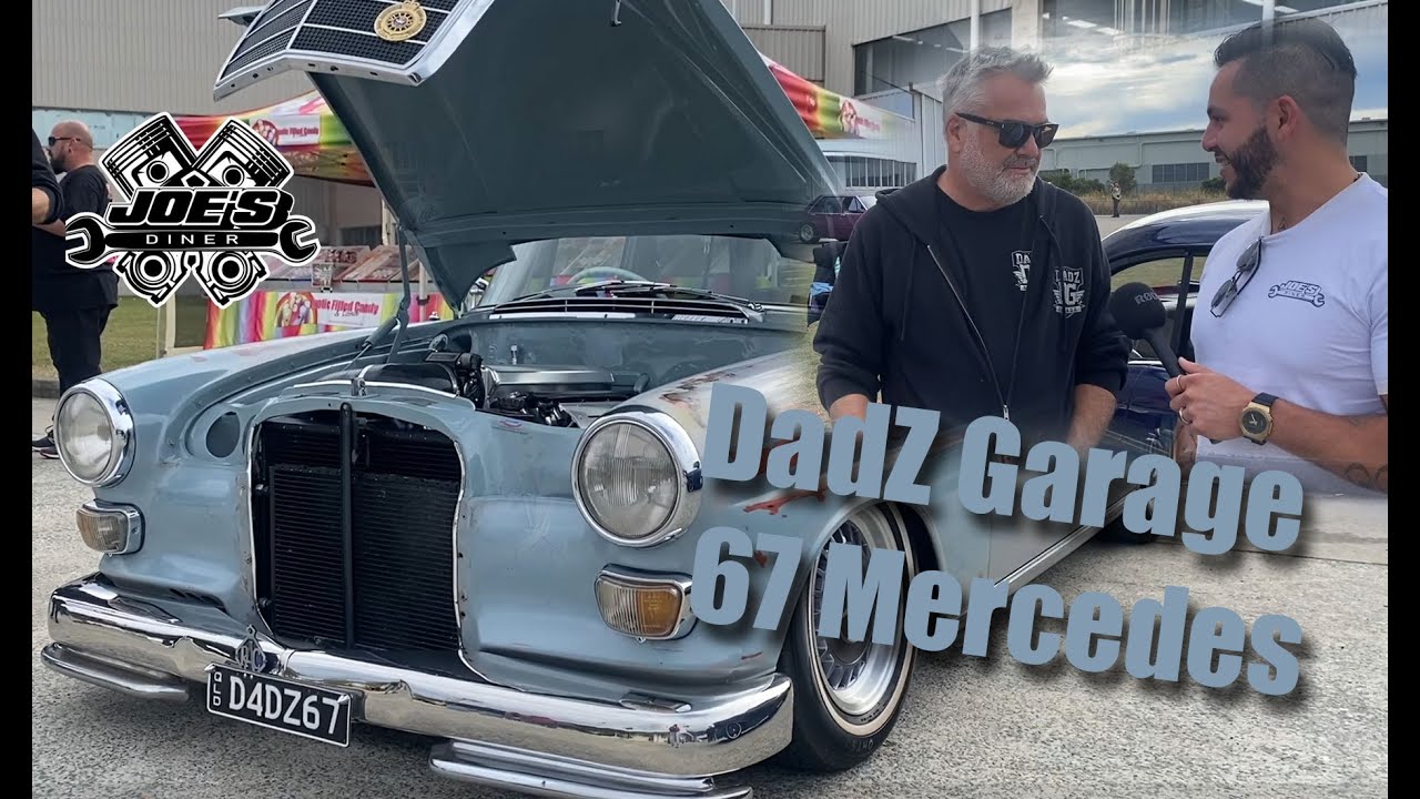 DADZ Garage brings his bagged 67 Mercedes - YouTube