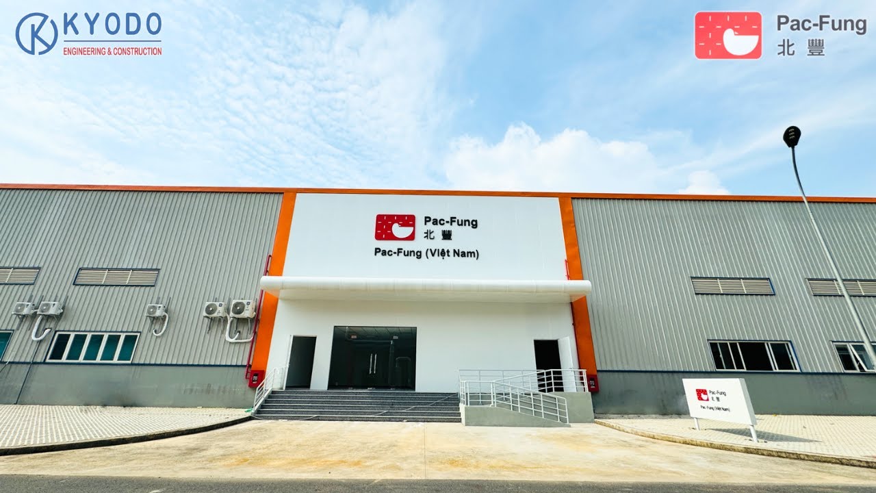 Lắp đặt hệ thống nhà máy may cho nhà xưởng PAC - FUNG - YouTube