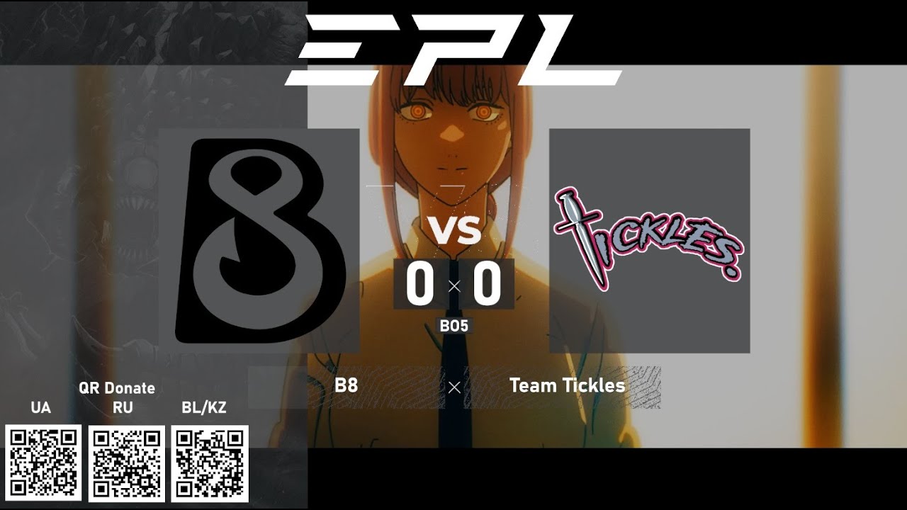 B8 (Бейт) vs. Team Tickles - European Pro League Season 14. FINAL - БО5 @4liver - YouTube