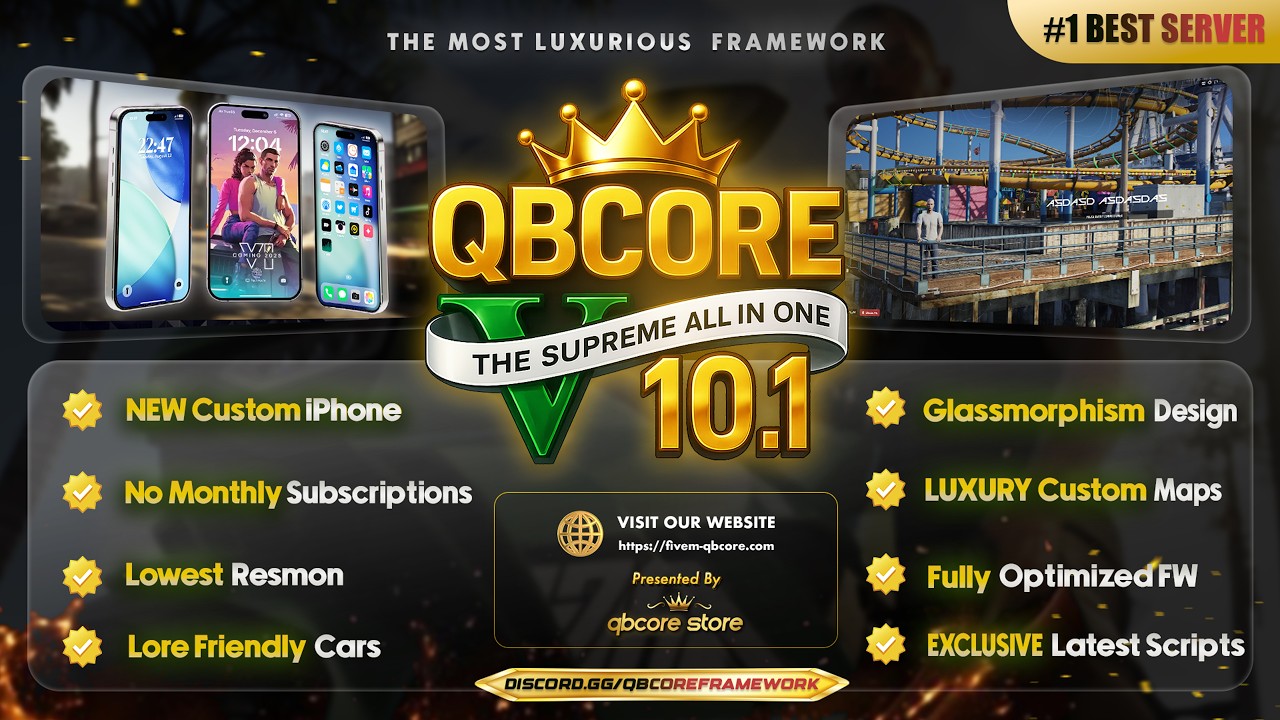 FiveM QBCore AIO Server Pack – 400+ Rare Custom Scripts, Exclusive Maps ...
