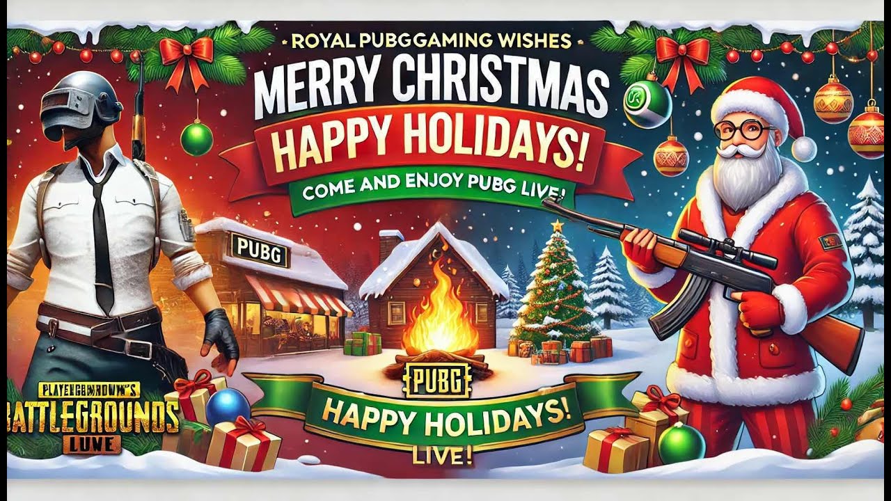 🎄 Christmas Special: PUBG Live Stream 🎮 | Celebrate the Holidays with ...
