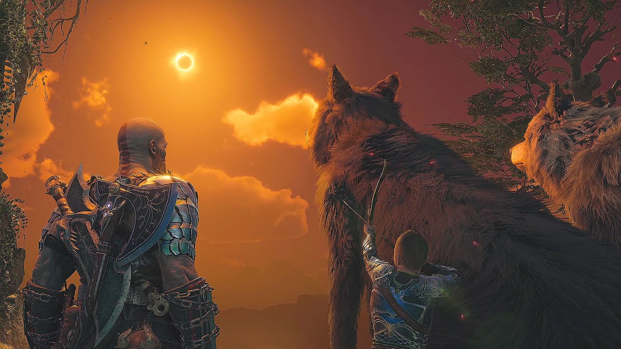 Returning the Moon to Vanaheim - God of War Ragnarok Scene 4K UHD - YouTube
