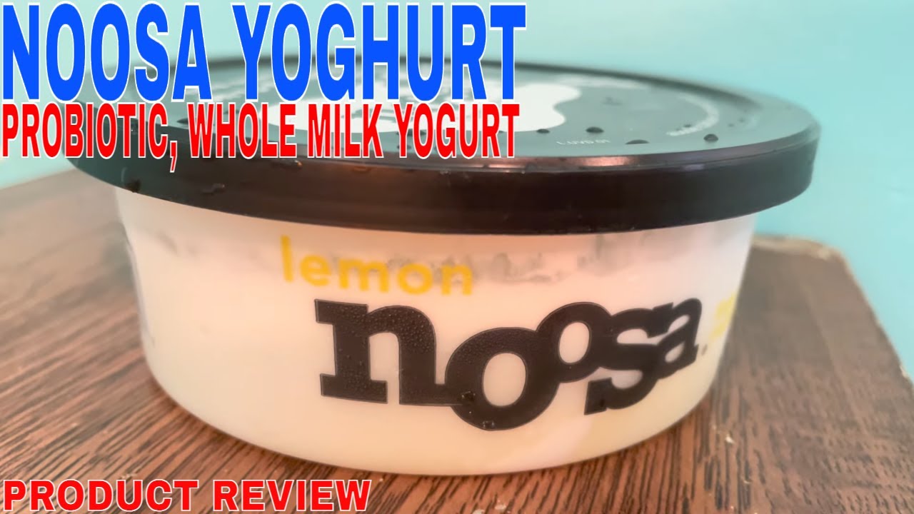 noosa Yoghurt, Lemon, 8oz, Probiotic, Whole Milk Yogurt, Juice from ...