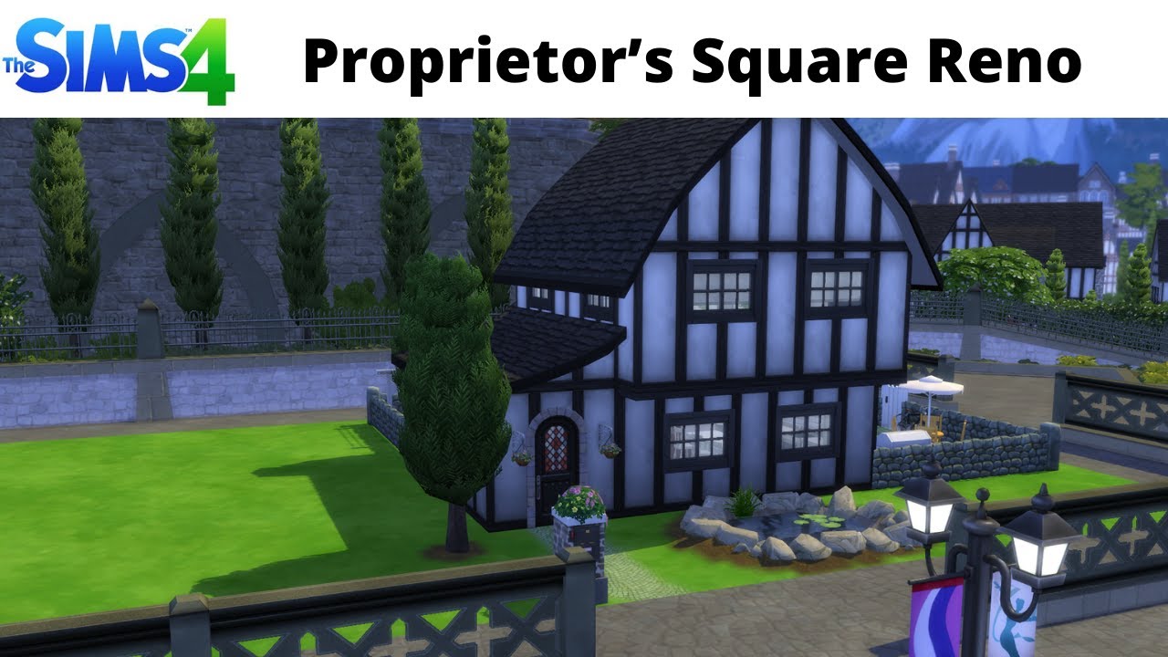 The Sims 4 // Proprietor’s Square Reno (From Get Together) // Speed ...