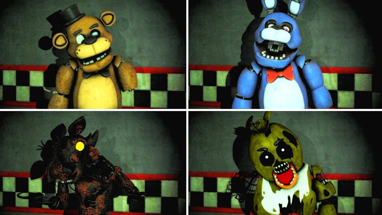[FNAF SFM VR] Fixing ALL Animatronics (Five Nights at Freddy's Help ...