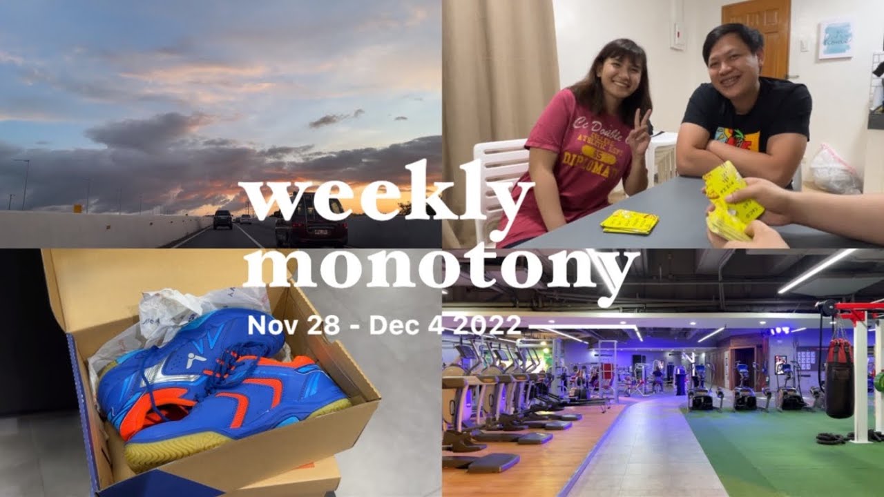 Weekly Monotony (Nov 28 - Dec 4 2022 Vlog) - YouTube