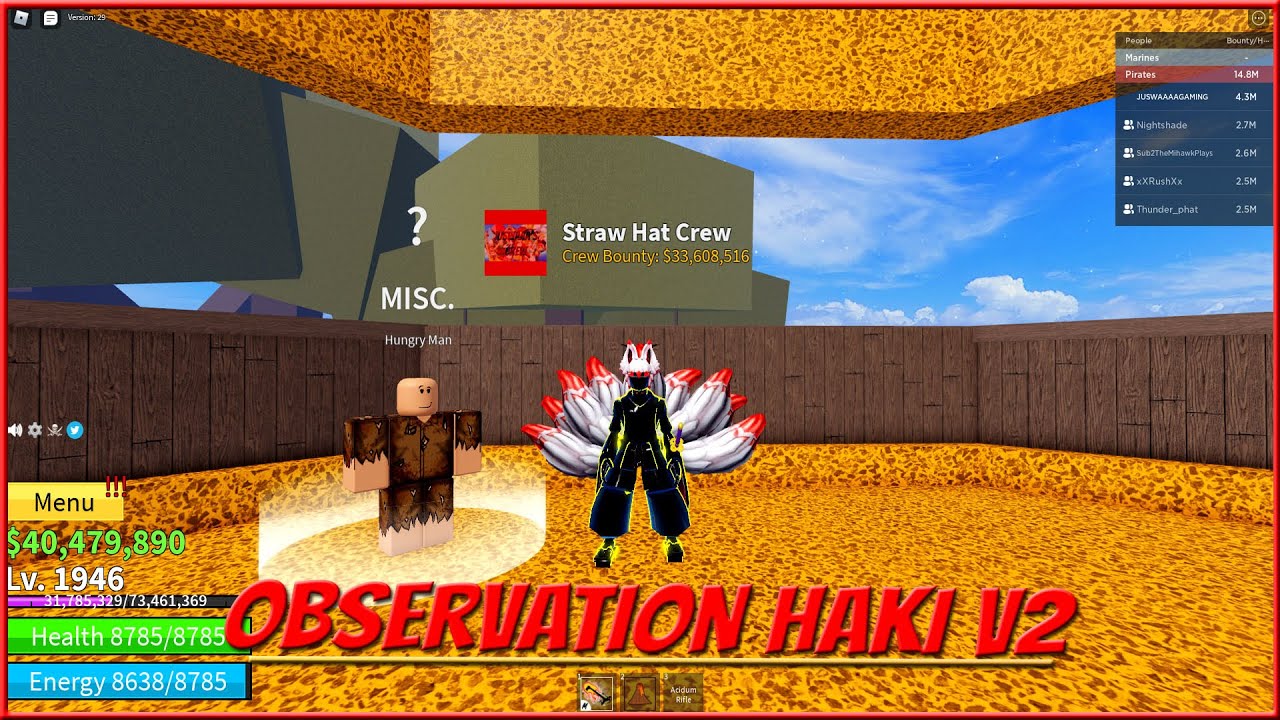HOW TO GET OBSERVATION V2! FULL GUIDE UPDATE [SEA3 BLOX FRUITS] - YouTube