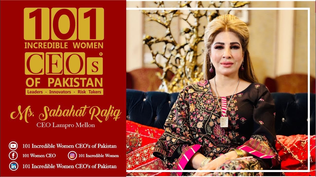 Ms Sabahat Rafiq - CEO Lampro Mellon - YouTube