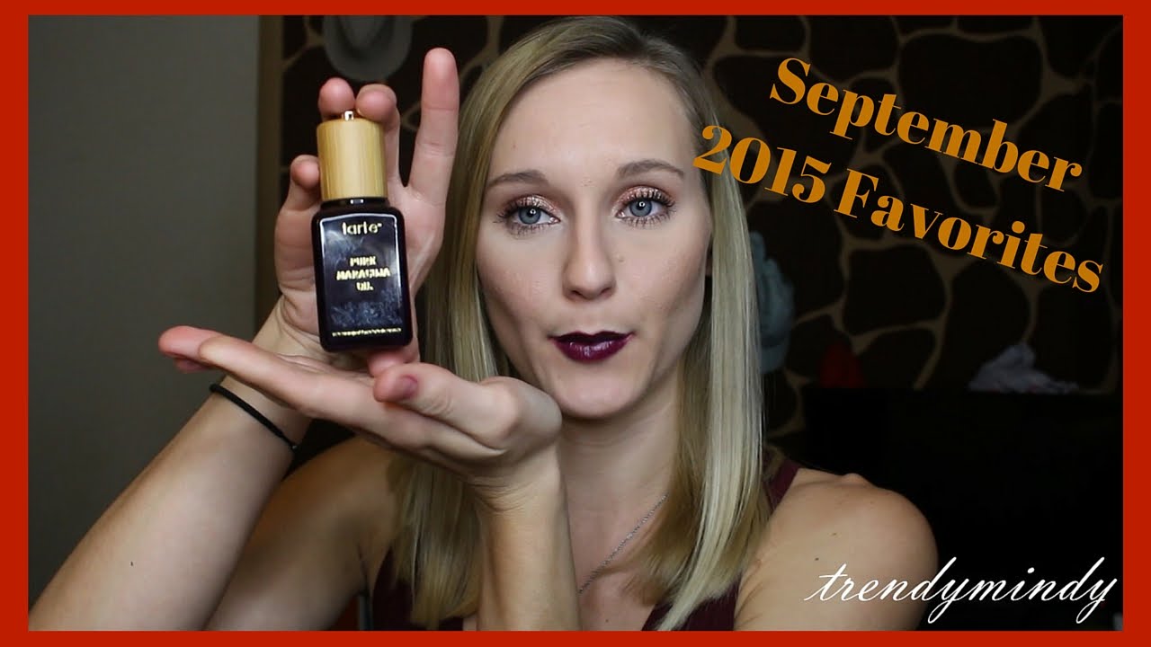 September 2015 Favorites + Giveaway! | Trendy Mindy - YouTube
