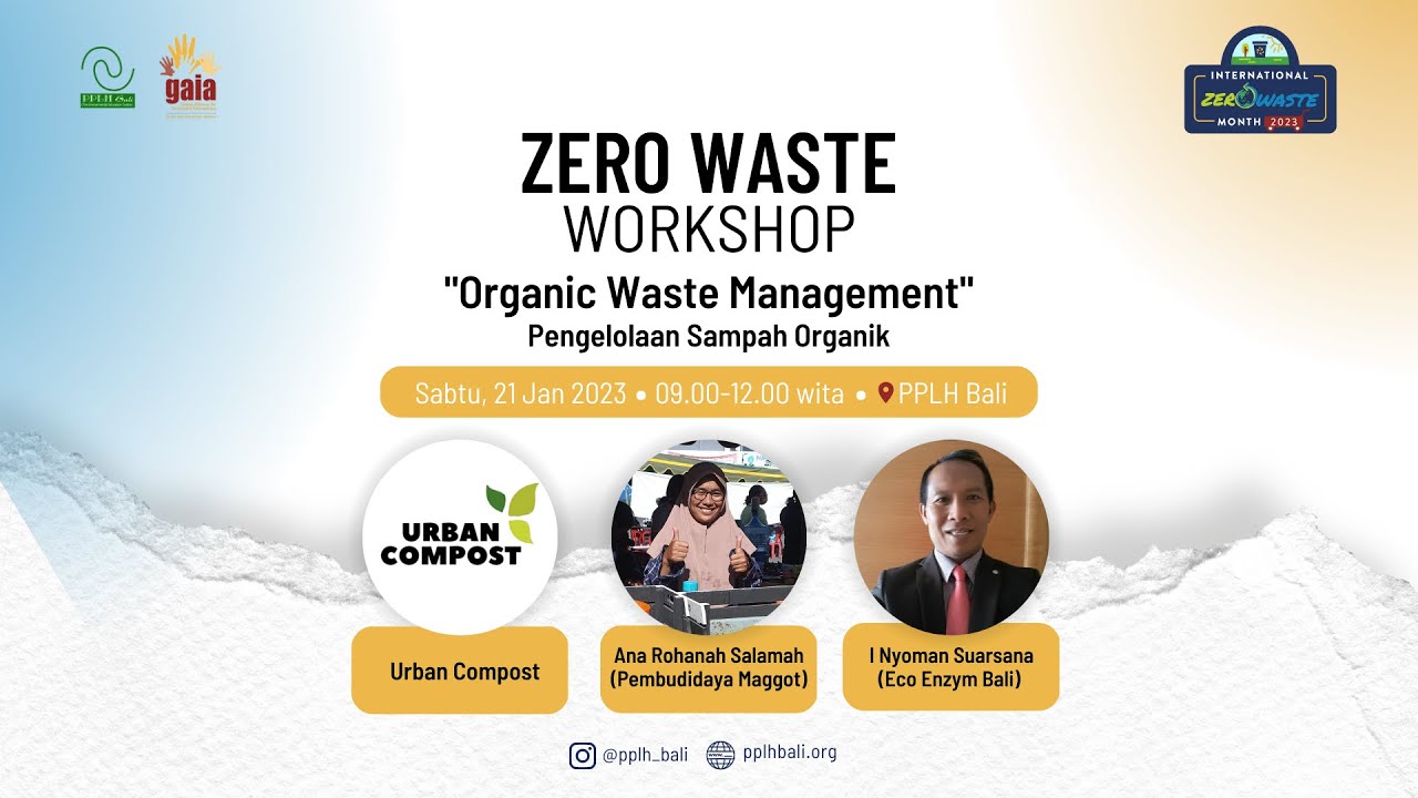 Zero Waste Workshop "Organic Waste Management" | Zero Waste Fair 2023 ...