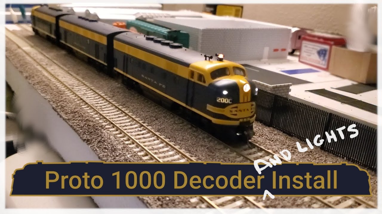 Proto 1k EMD F3 ABA Decoder Install - YouTube