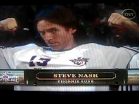 Steve Nash Shows his Muscles at the NBA All Star Weekend Skills ...
