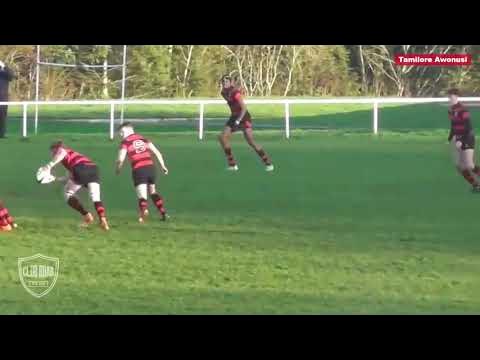 Rugby Prodigy bamboozles team from a kick restart - YouTube