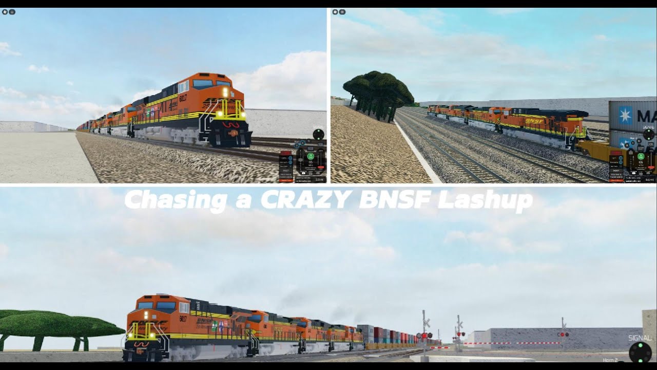 Chasing an awesome lashup on a BNSF Intermodal - YouTube