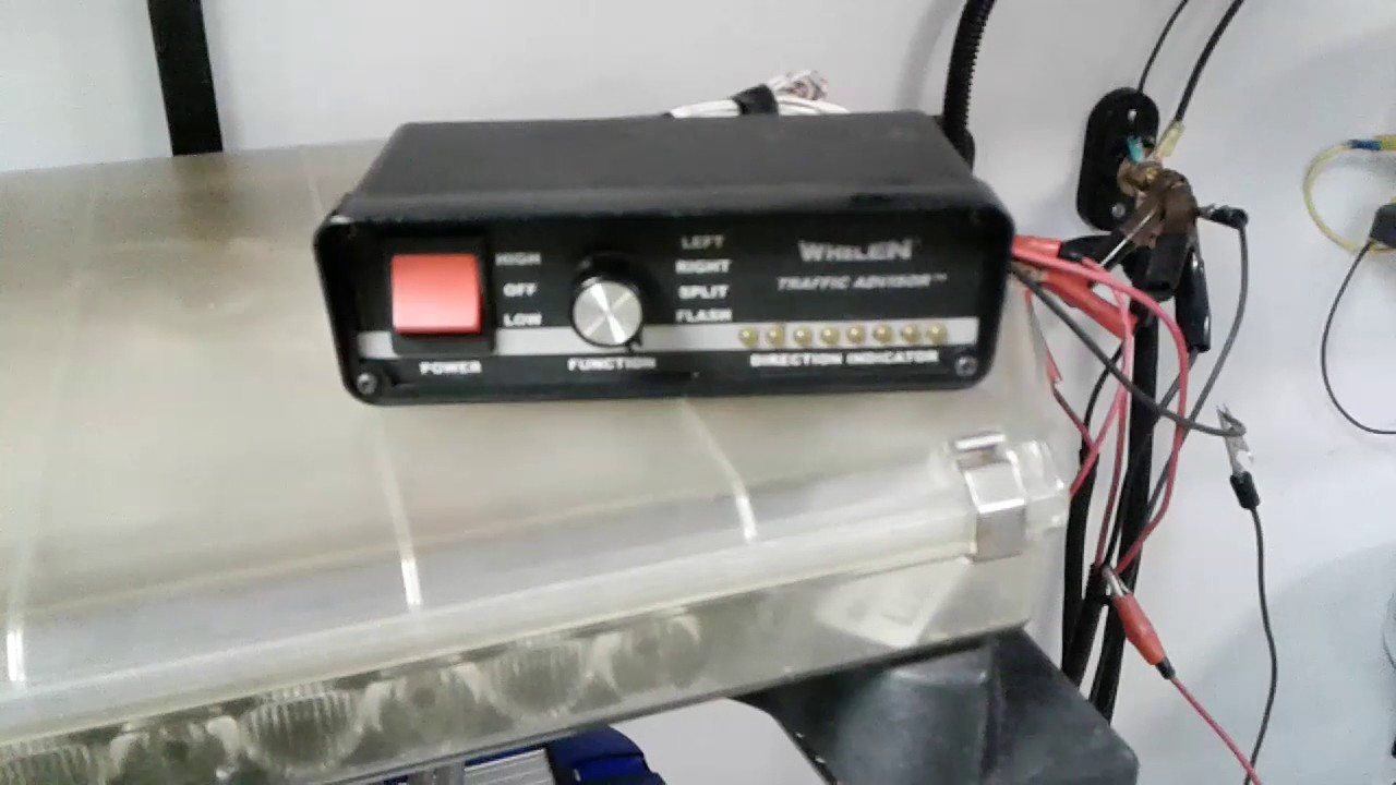 Whelen traffic advisor controller - YouTube