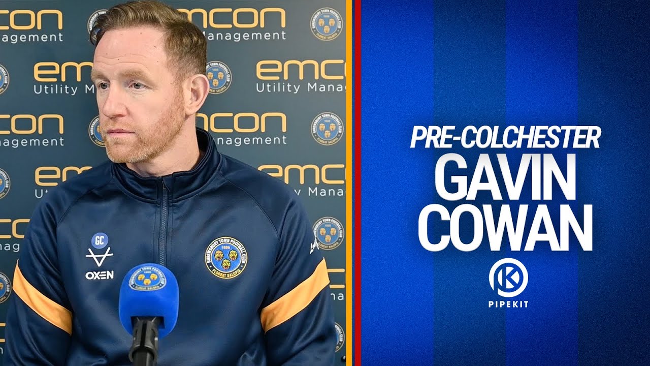 PRE-COLCHESTER | Gavin Cowan - YouTube
