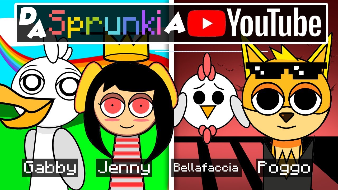 HO CREATO TUTTI GLI YOUTUBERS su SPRUNKI 2 - YouTube