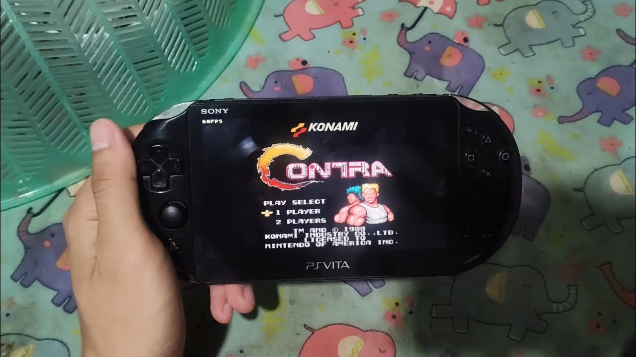 Contra Famicom บน Ps Vita สักเกมส์ - YouTube