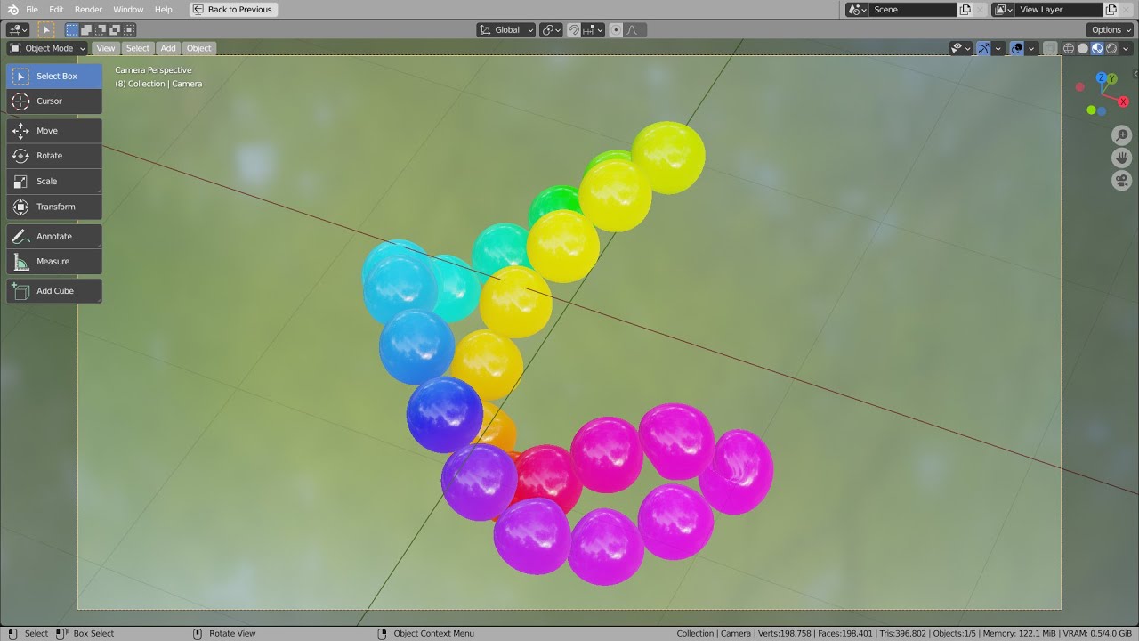 Blender tutorial - Curve balls animation - YouTube
