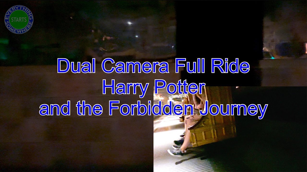 Harry Potter and the Forbidden Journey. - Dual Camera View - YouTube